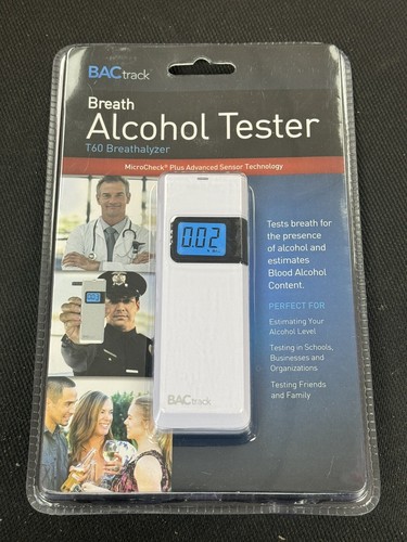 ALCOHOL TESTER BACtrack T60 Personal Breathalyzer **BRAND NEW ...