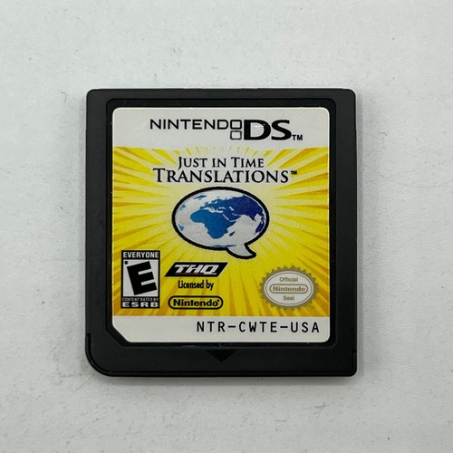 Nintendo DS Just In Time Translations Authentic Tested & Working Game ...