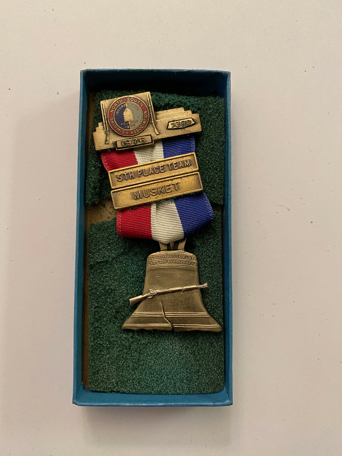 1975 North South Civil War Reenactment Musket Team 5th Medal ...