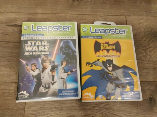 Leapster Star Wars Jedi Reading + the batman Game LeapFrog (Leapster ...