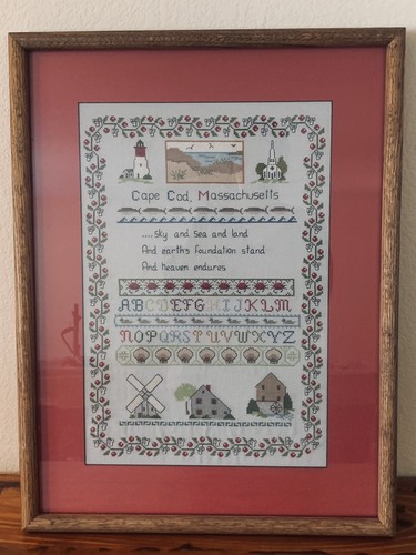 Cape Cod Massachusetts Needlepoint Framed | eBay