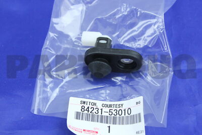 8423153010 Genuine Toyota SWITCH ASSY, COURTESY LAMP (FOR FRONT DOOR ...