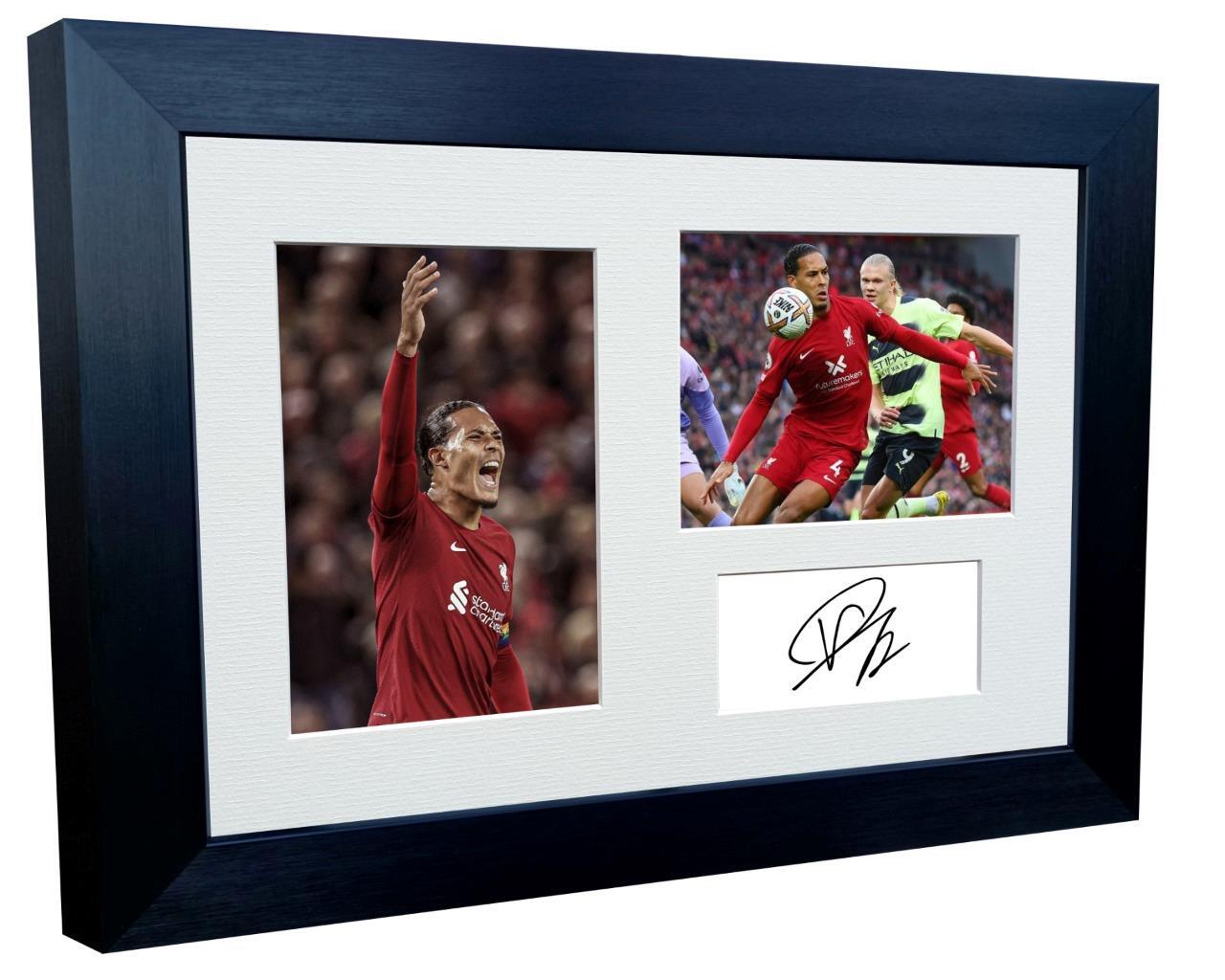 Signed Virgil van Dijk Liverpool Autograph Photo Photograph Picture ...