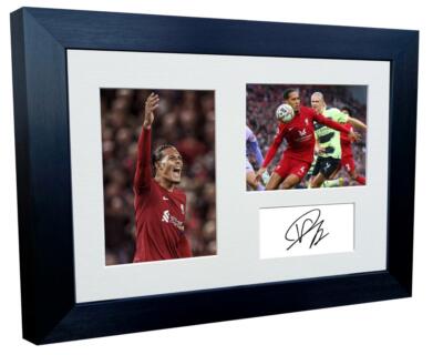 Signed Virgil van Dijk Liverpool Autograph Photo Photograph Picture ...