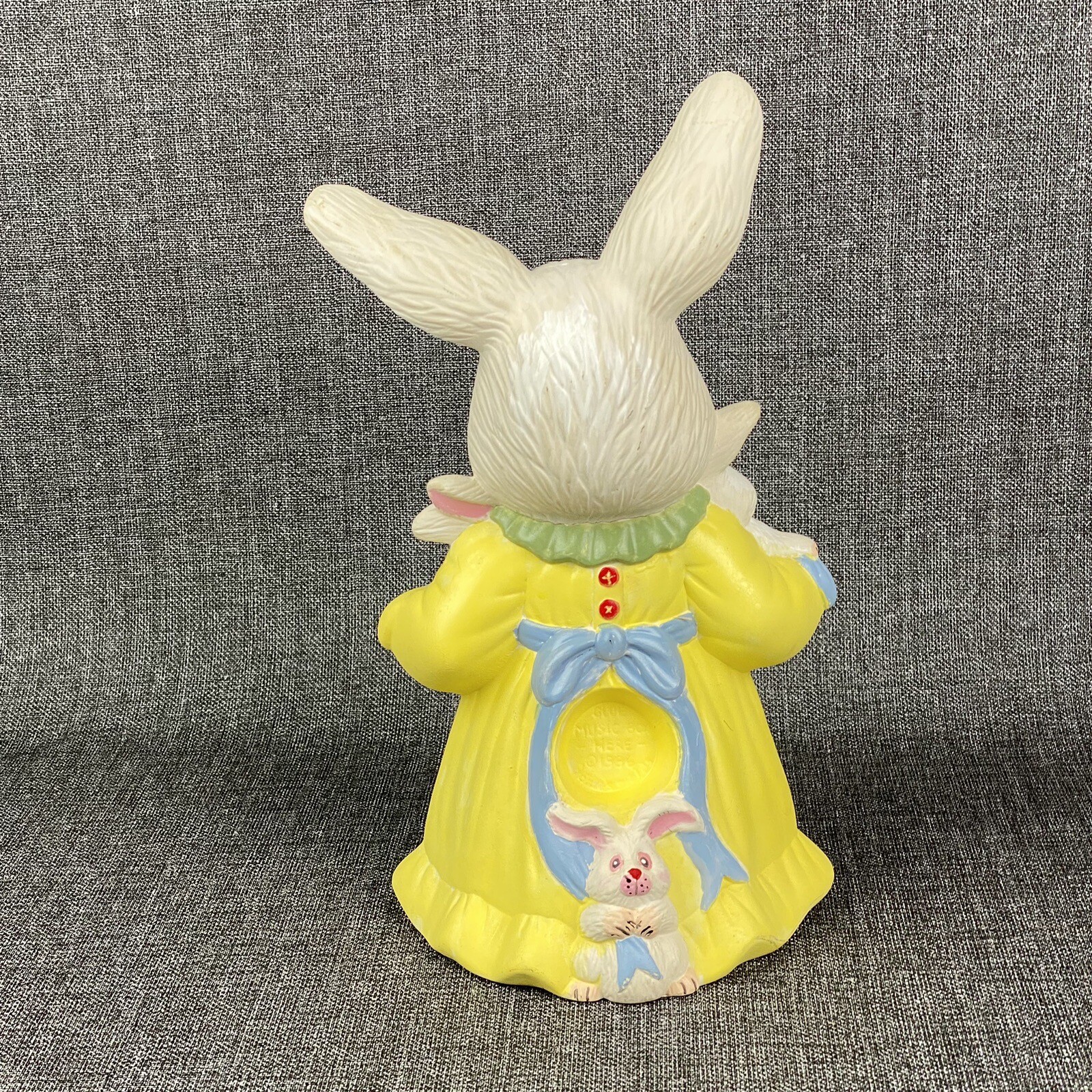 Vintage Bunny Rabbit Figurine 12" Tall Hand Painted | eBay