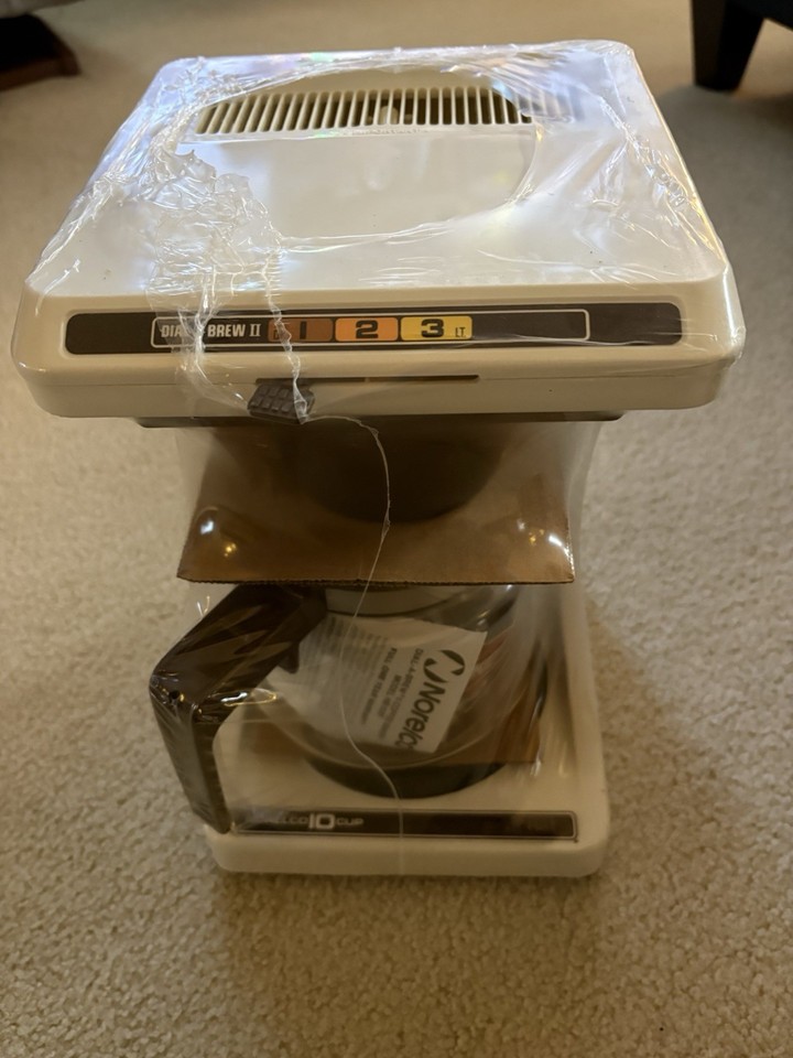 Vintage New Norelco Dial-A-Brew II Coffee Maker 10 Cup HB5185- 1B | eBay UK