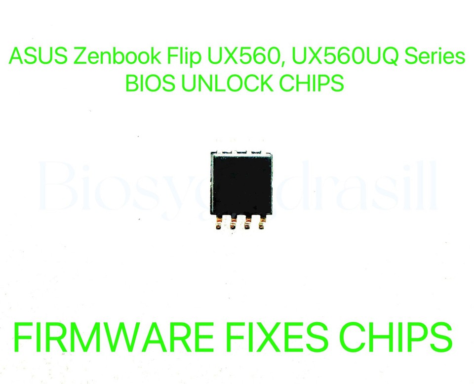ASUS Zenbook Flip UX560, UX560UQ Series, ADMIN NO PASSWORD FIRMWARE BIOS CHIP | eBay