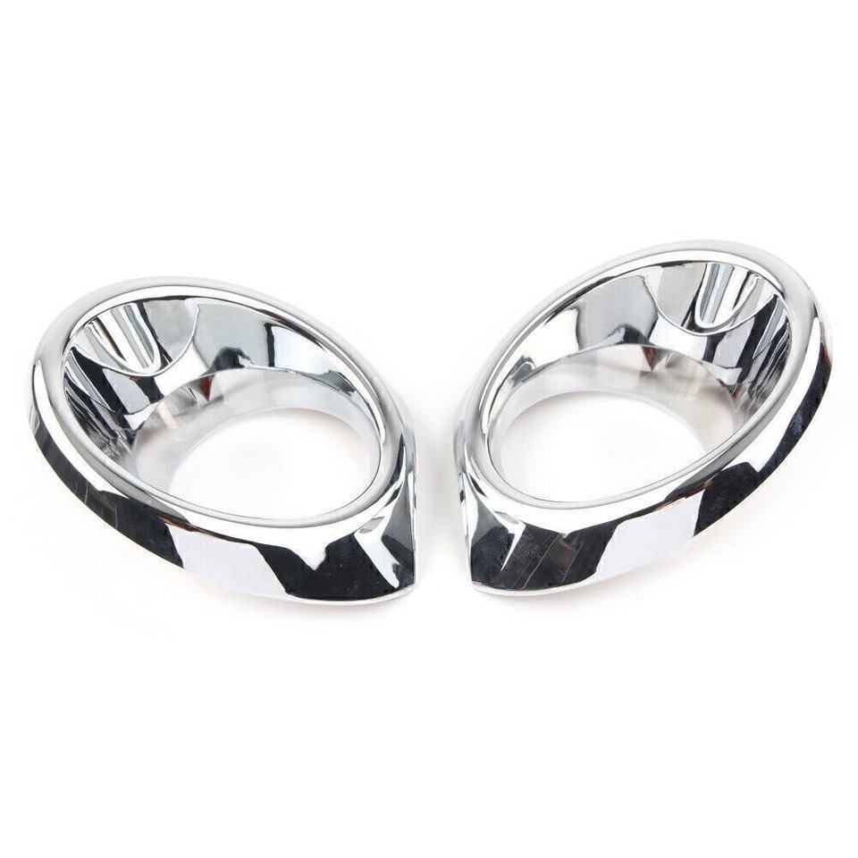 2x Chrome Front Fog Lamp Light Cover Trim Decor Fit Honda Pilot 2019 ...