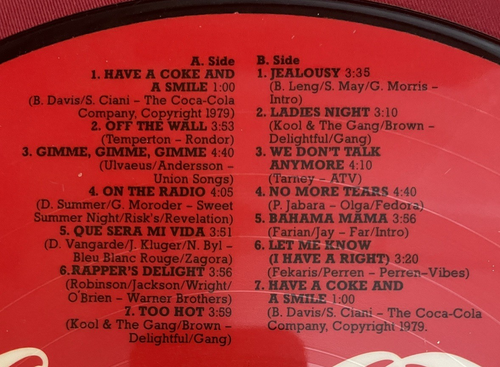 RARE Coca-Cola Picture Disc – Have a Coke and a Smile! (1980, PO-2945 ...