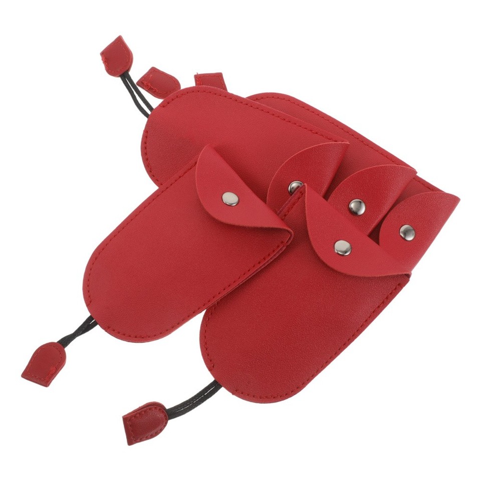 5 Pcs Car Portable Key Case Holder Circular Fob Automobile Protective ...