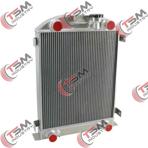 4Row Aluminum Radiator For 1930 31 Ford Model A Flathead Flat Head V8 ...