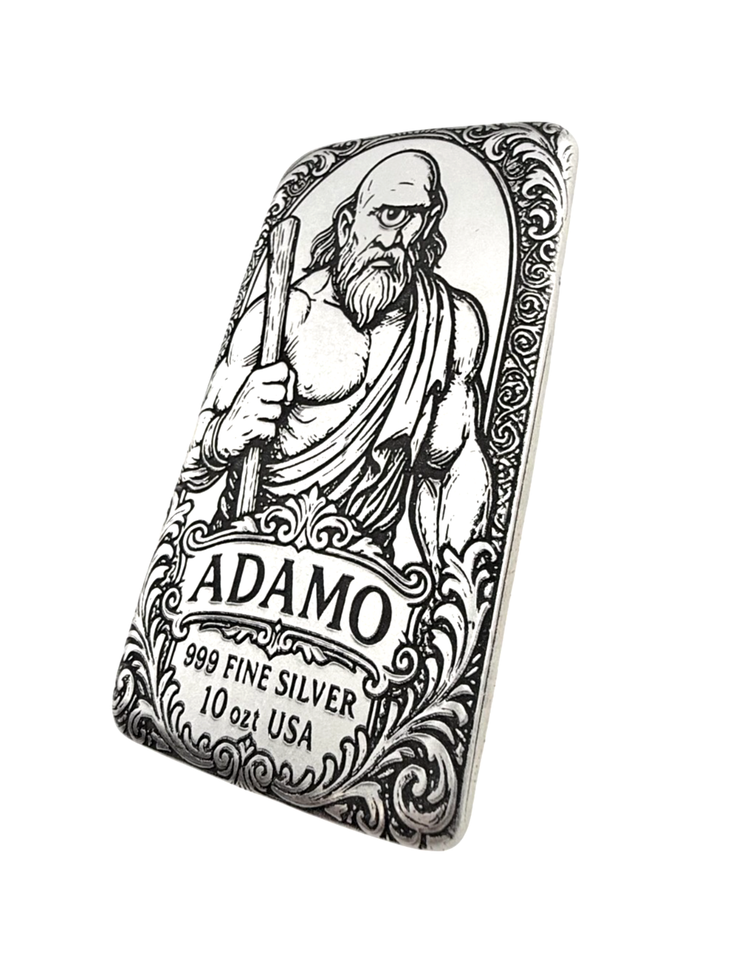 10 oz Silver Art Bar 999 - Cyclops - Exclusive Limited Edition - Adamo ...