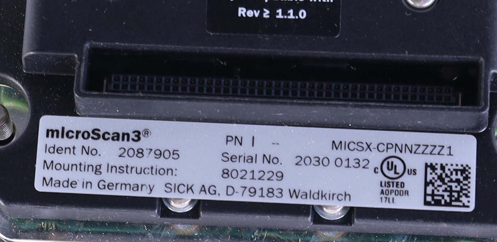 SICK MICSX-CPNNZZZZ1 2087905 MICROSCAN3 NEW | eBay