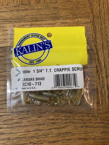 Kalin’s Bait Crappie Scrub Arkansas Shad 88923400619 | eBay