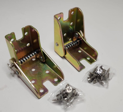 2 Pcs Folding Self Bracket Locking Hinge Heavy Duty Leg Fittings Angle ...