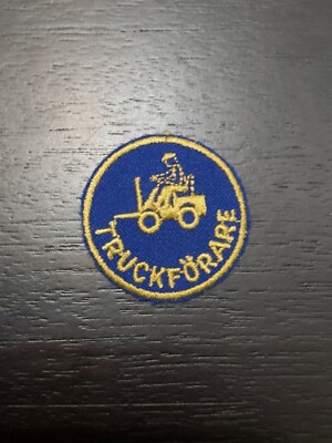 Sweden Forklift Patch "Truckförare" | eBay