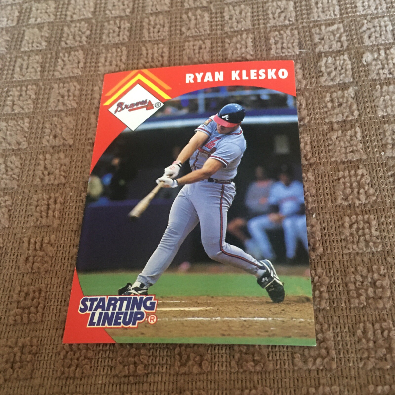 Ryan Klesko 1995 Kenner Starting Lineup Card - Atlanta Braves | eBay