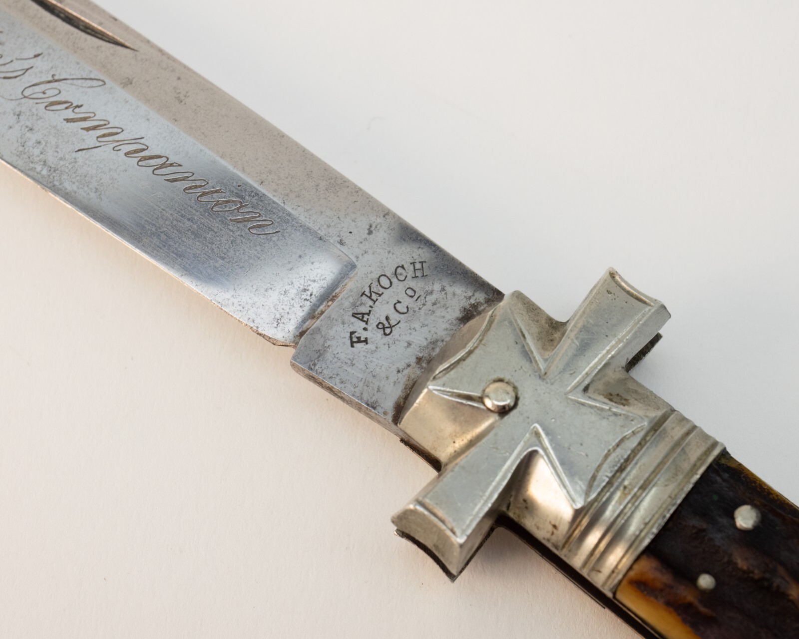 Nice! Rare F. A. Koch & Co. Germany Hunter's Companion Antique Stag ...