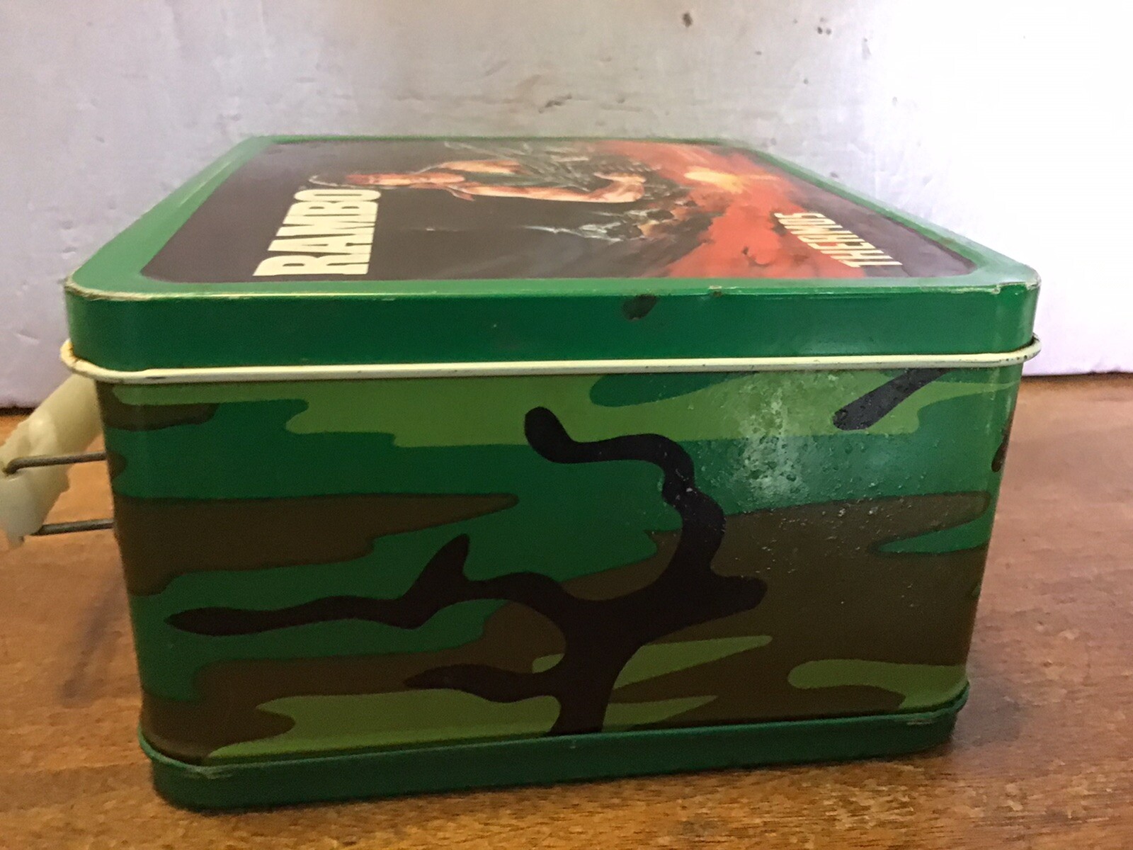 Vintage 1985 RAMBO Metal Lunch Box Set with Thermos | eBay