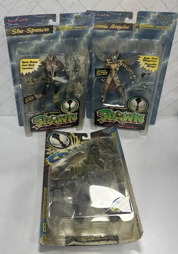 McFarlane Toys Lot Spawn She-Spawn Action Figure BLACK Variant Cosmic ...