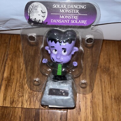 NEW Solar Powered DANCING MONSTER FRANKENSTEIN Motion Toy BOOBLEHEAD ...