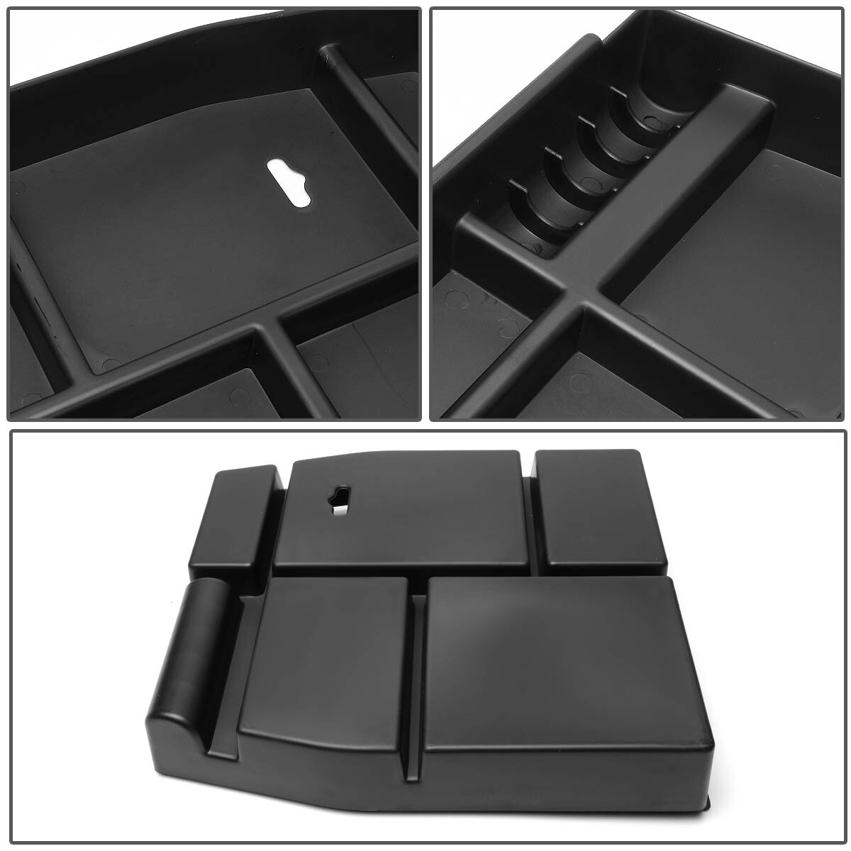FOR 15-18 FORD F150 REMOVABLE CENTER CONSOLE STORAGE BOX ARMREST ...