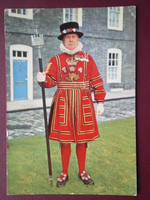 POSTCARD CHIEF YEOMAN WARDER - TOWER OF LONDON | eBay UK