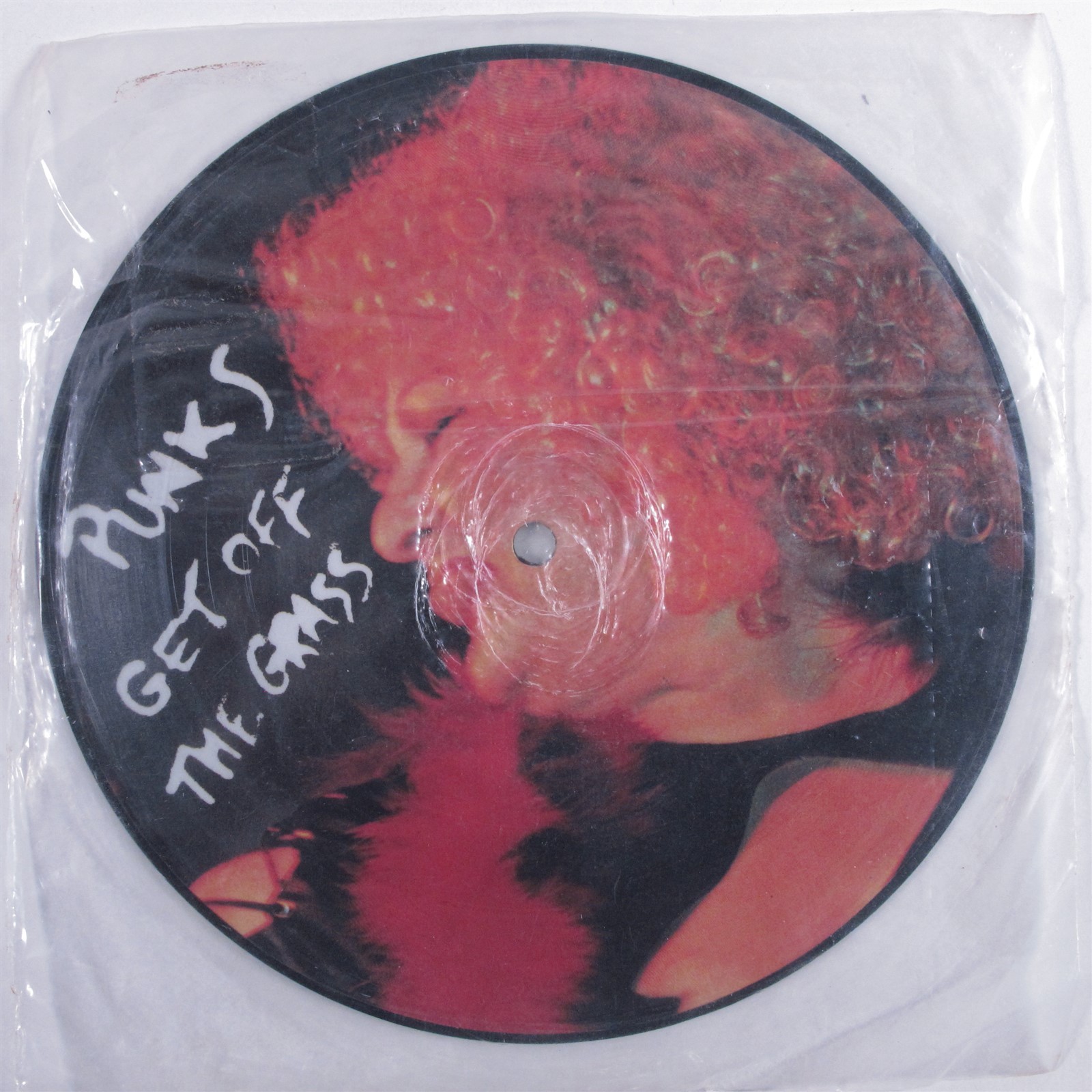Punk 45 EDITH MASSEY Punks Get Off The Grass EGG SEALED picture disc m ...