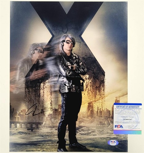 Evan Peters signed X-Men Quicksilver 11x14 photo Marvel autograph ~ PSA ...
