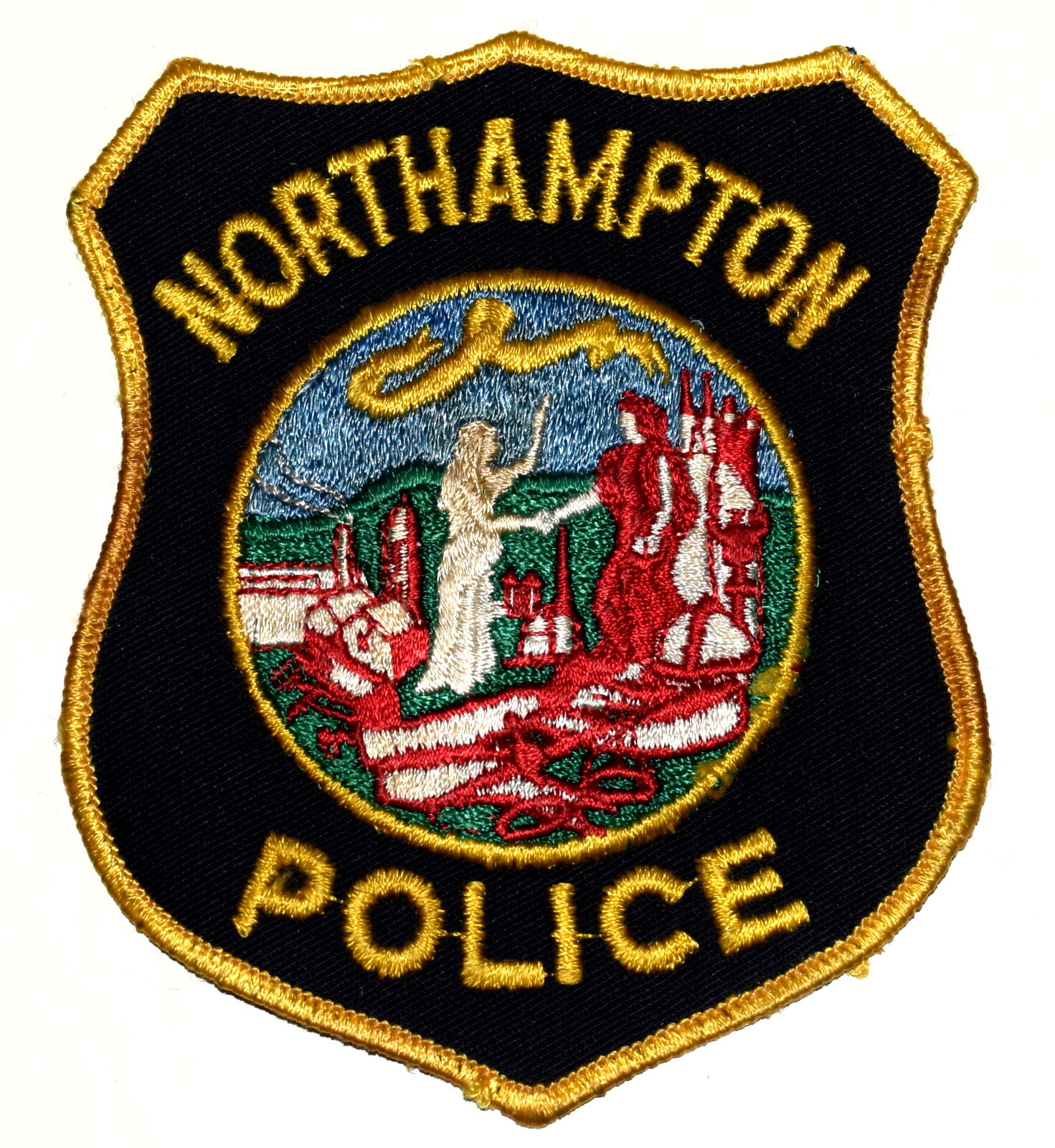 NORTHAMPTON MASSACHUSETTS MA Sheriff Police Patch TOWN SEAL LOGO ~ USED ...