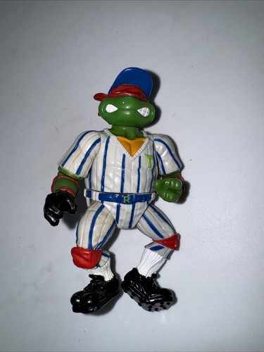 Rare 1991 Teenage Mutant Ninja Turtles Vintage Raphael Baseball Catcher ...