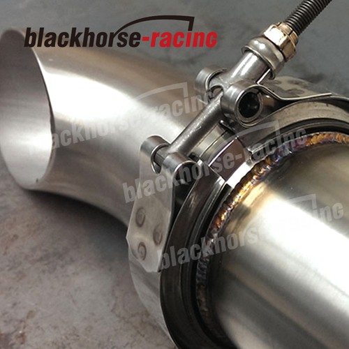 Universal 3" Inch Stainless Steel V-Band Turbo Pipe Exhaust Clamp Vband ...