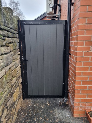 METAL AND COMPOSITE SIDE GARDEN GATE (MADE TO MEASURE) | eBay UK
