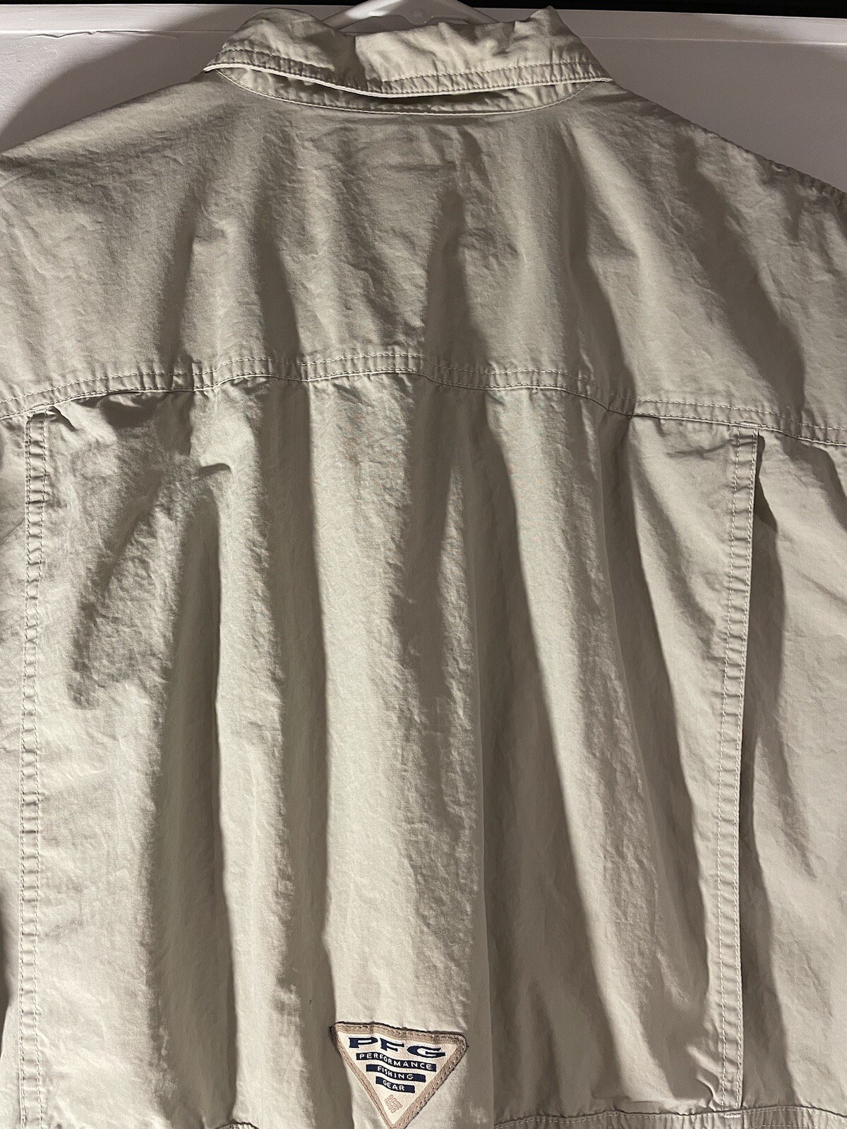 Columbia PFG Shirt Mens XL Fly Fishing Logo Short Sle… - Gem