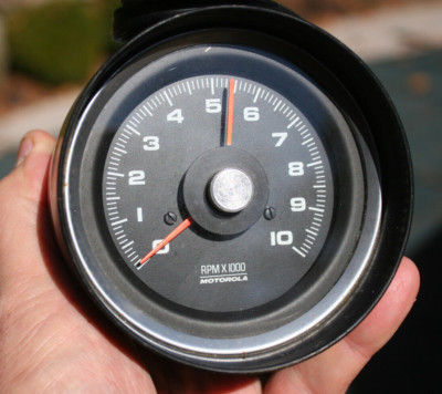 Motorola Vintage 10K 10,000 RPM Pedestal Tachometer - Model 10T8A | eBay