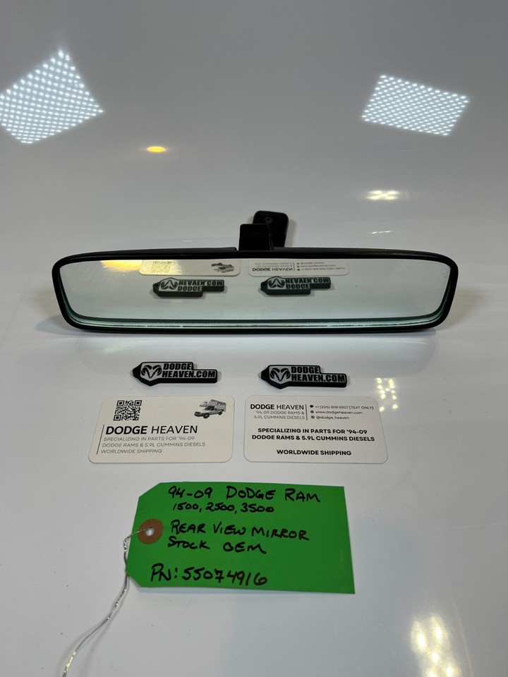 OEM 1994-2009 Dodge Ram Rear View Mirror 55074916 1500 2500 3500 | eBay