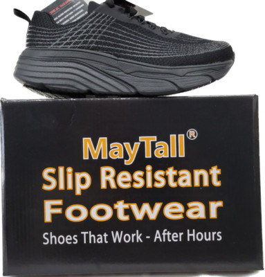 Shoes Women Work Slip Resistant Mesh Black Comfort Cushion Extended ...