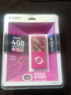COBY 4GB MP4 Video AUDIO PLAYER MP705-4G 2,000 Songs 16 Hours Video FM ...