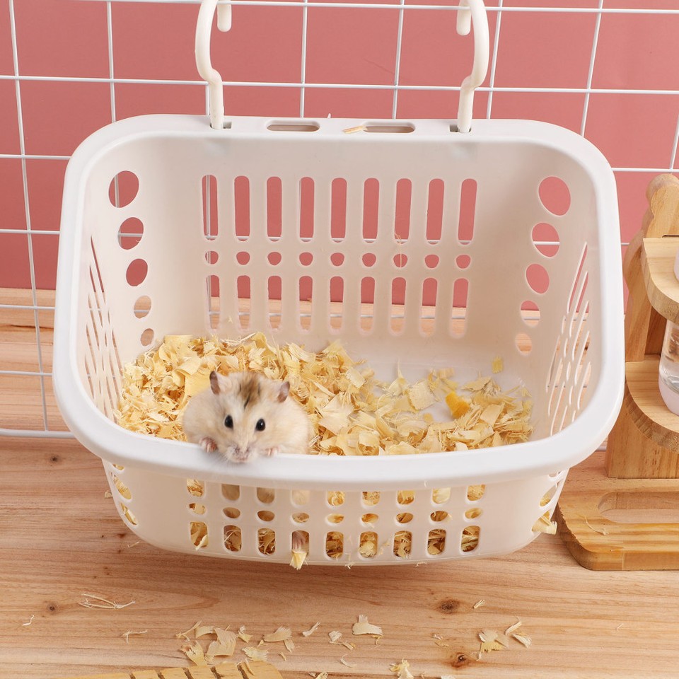 2 Pcs Hanging Rat Basket Basketsfor Cages Hamster Pet Decoration | eBay