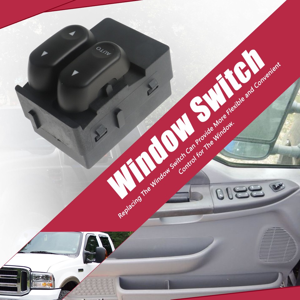 Electric Window Control Switch Front Left for Ford F250 F350 F450 F550 ...