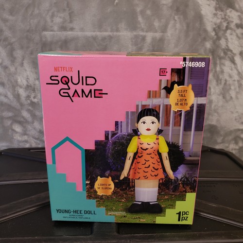 Squid Game Young Hee Doll Inflatable HALLOWEEN 3.5 FT LED Horror ...