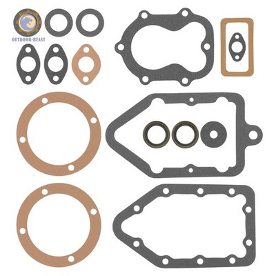 FOR BRIGGS & STRATTON MODEL 8, 6S, 5S, N, WB, WI GASKET SET WITH SEALS ...