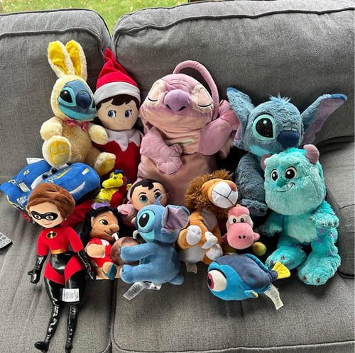 Lot Disney Cars Monsters Plush Toys Incredibles Sully, Stich Various ...