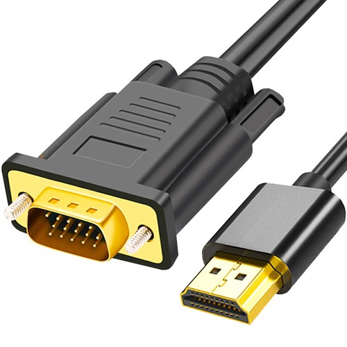 HDMI to VGA, 6FT Gold-Plated HDMI to VGA Cable (Male to Male) Compatible for ... 767674658998| eBay