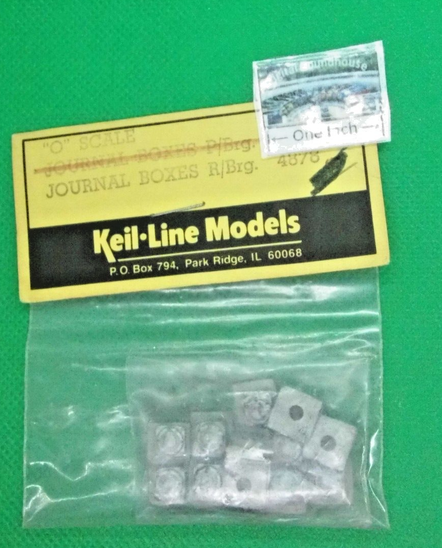 Keil-Line Models O scale #4878 Journal Boxes R/Bearing (pkg. 12 ...