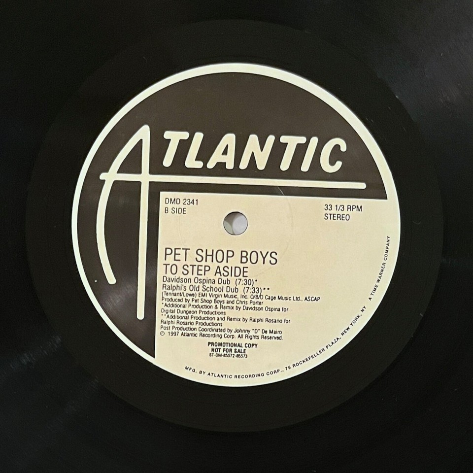 PET SHOP BOYS To Step Aside + Se A Vida É 1997 US 2x1 | eBay