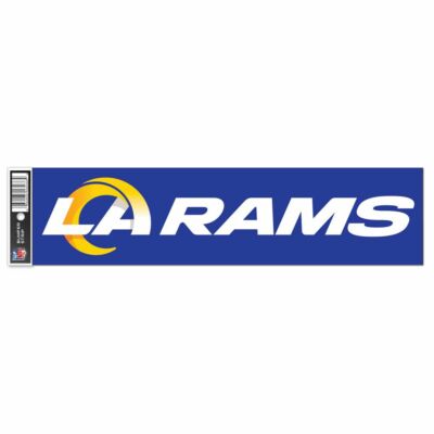 LOS ANGELES RAMS ~ (1) Self Adhesive 3x12 NFL Bumper Sticker ~ New! | eBay