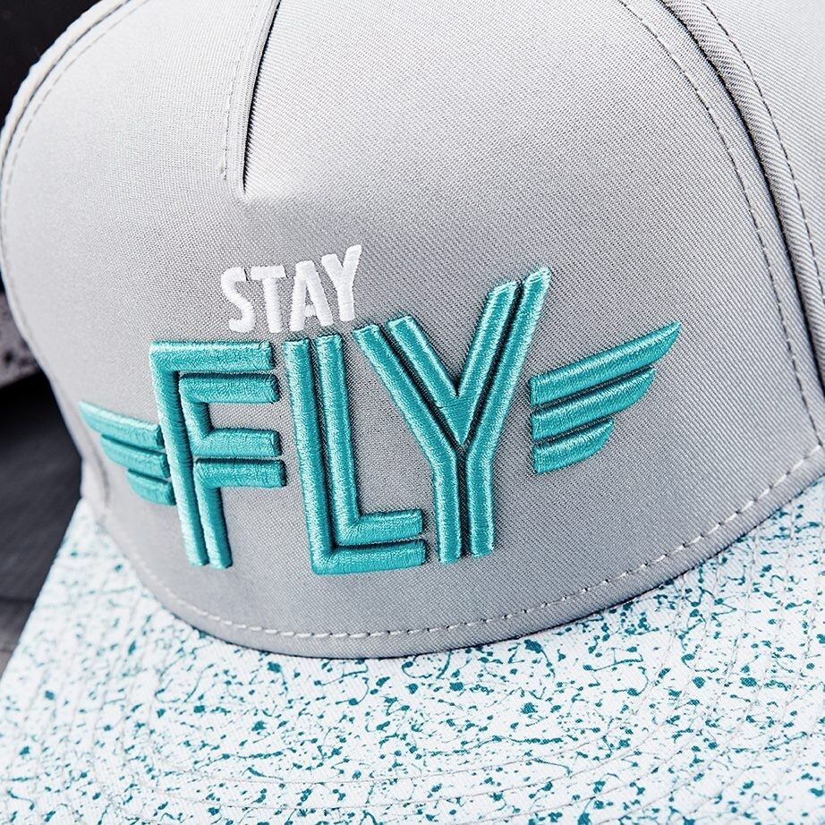 Stay Fly Logo Feel Night City Town Disco Logo Stock Vector