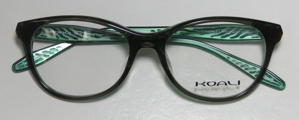 NEW KOALI 7444K EYEWEAR VV011 DESIGNER FULL-RIM 51-16-135 WOMENS GREEN ...