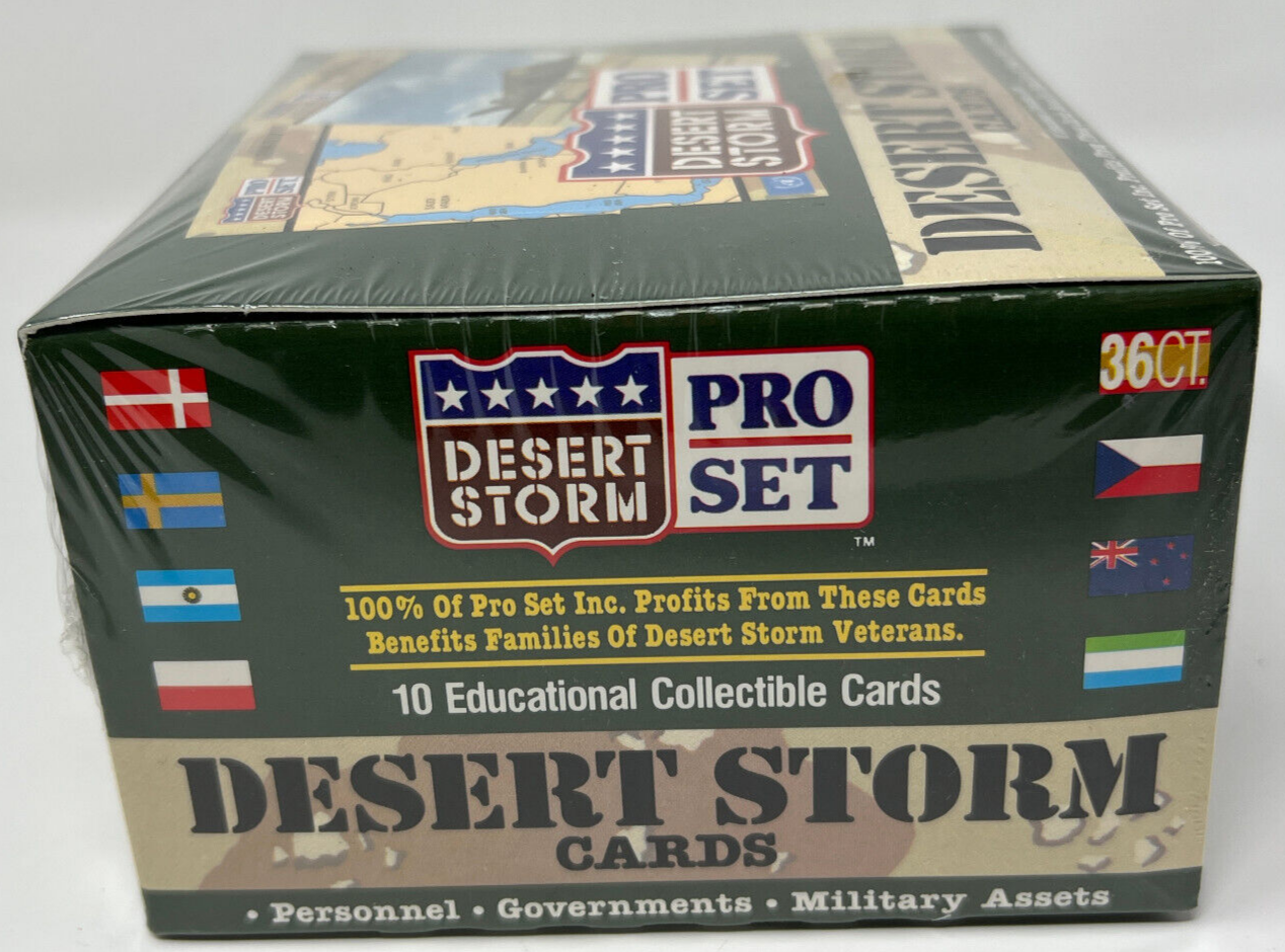 Pro Set 1991 - Desert Storm Military Trading Cards - New Unopened ...